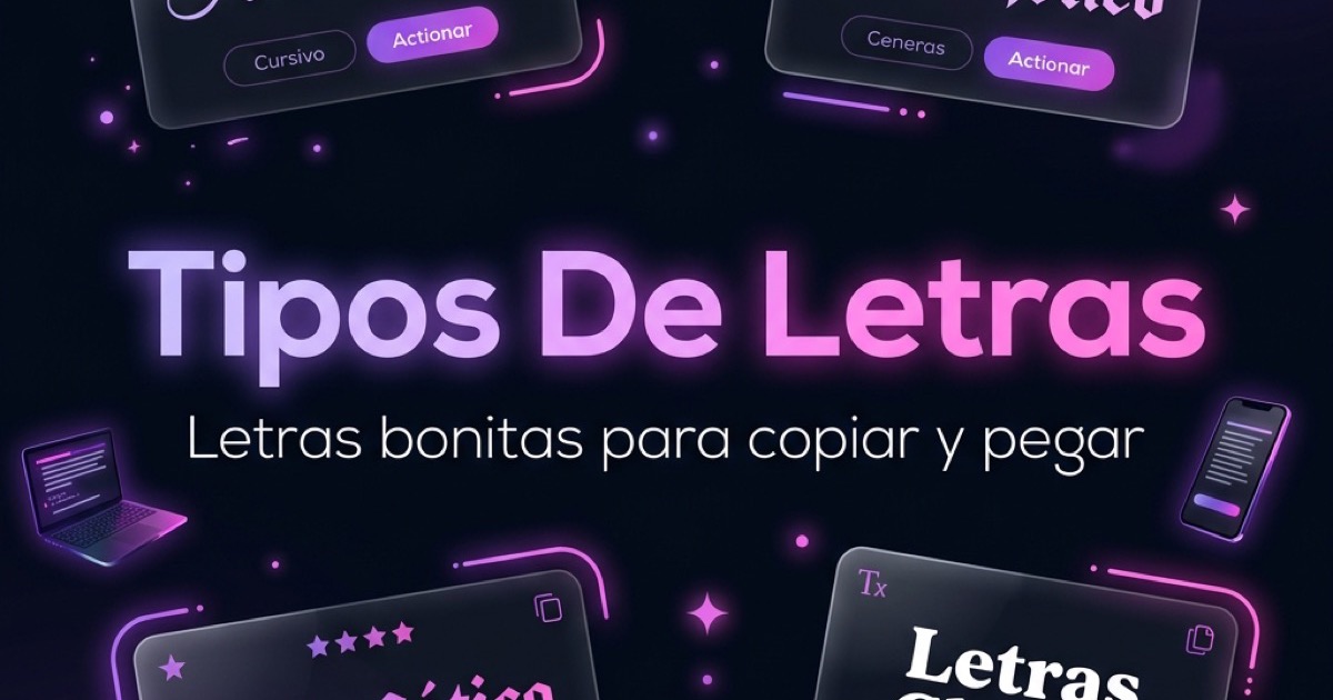Conversor de Letras Bonitas para Copiar y Pegar